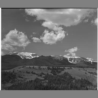 Table Top Mountain with snow, 1951