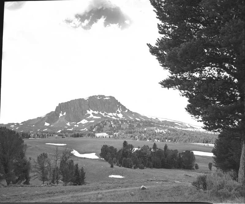 View of Black Butte, Upper Ruby, Madison County, 1953