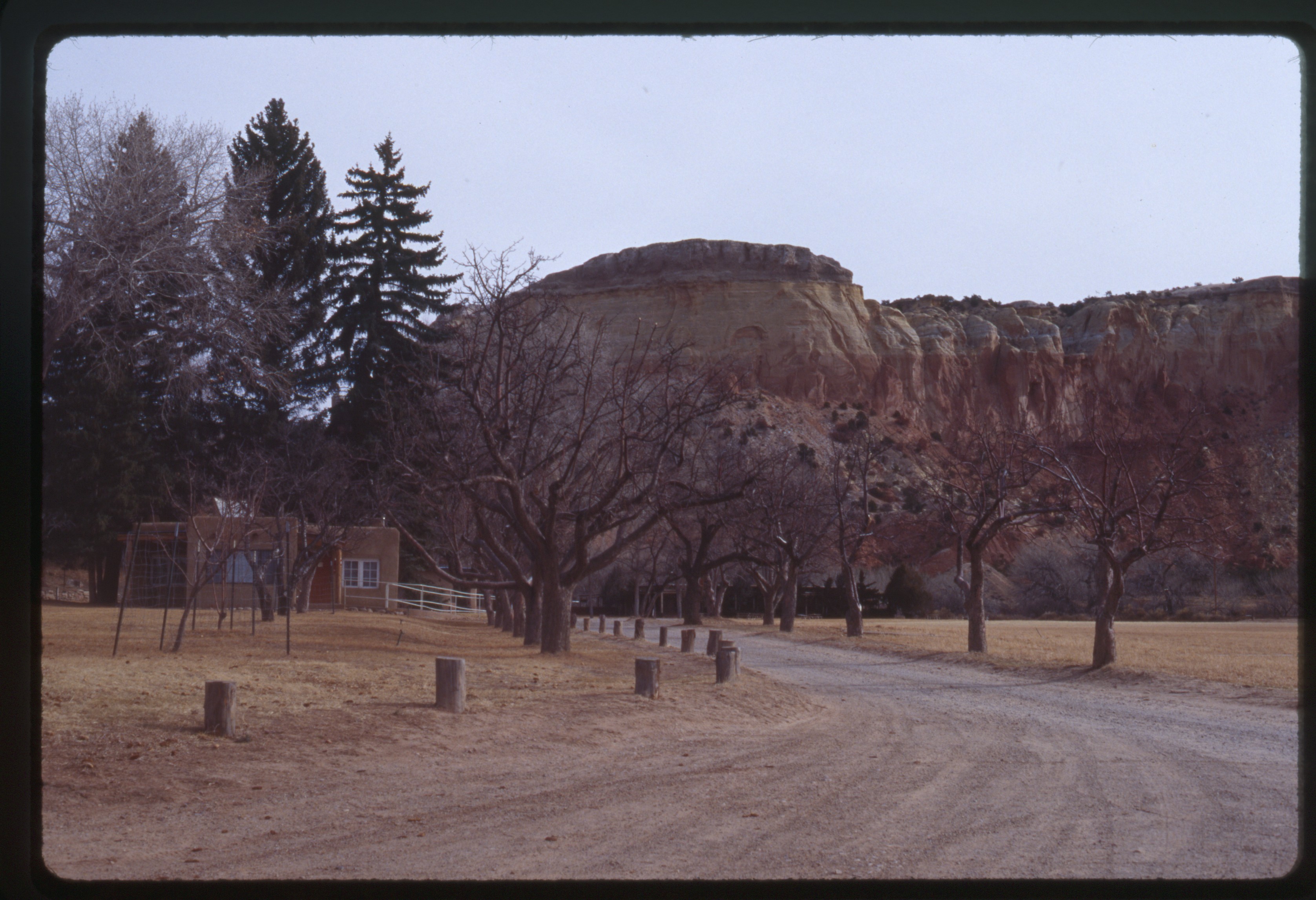 Georgia O'Keeffe's house at Ghost Ranch, New Mexico