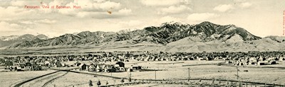 panoramic view of Bozeman, Montana