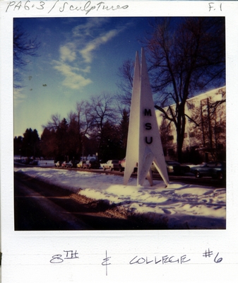 "Missile" sculpture at Eighth Avenue and College Street