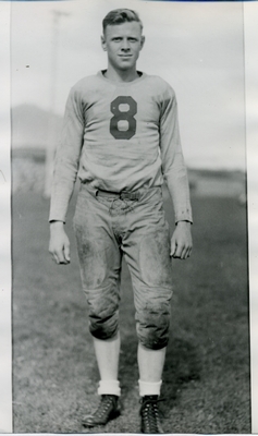 Richard Roman, 1937-1938 football team, number 8