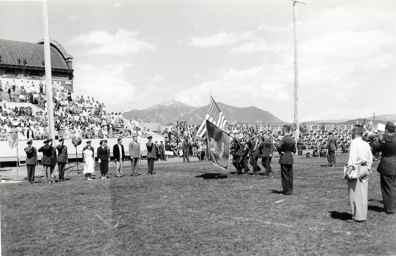 ROTC Presenting Flag
