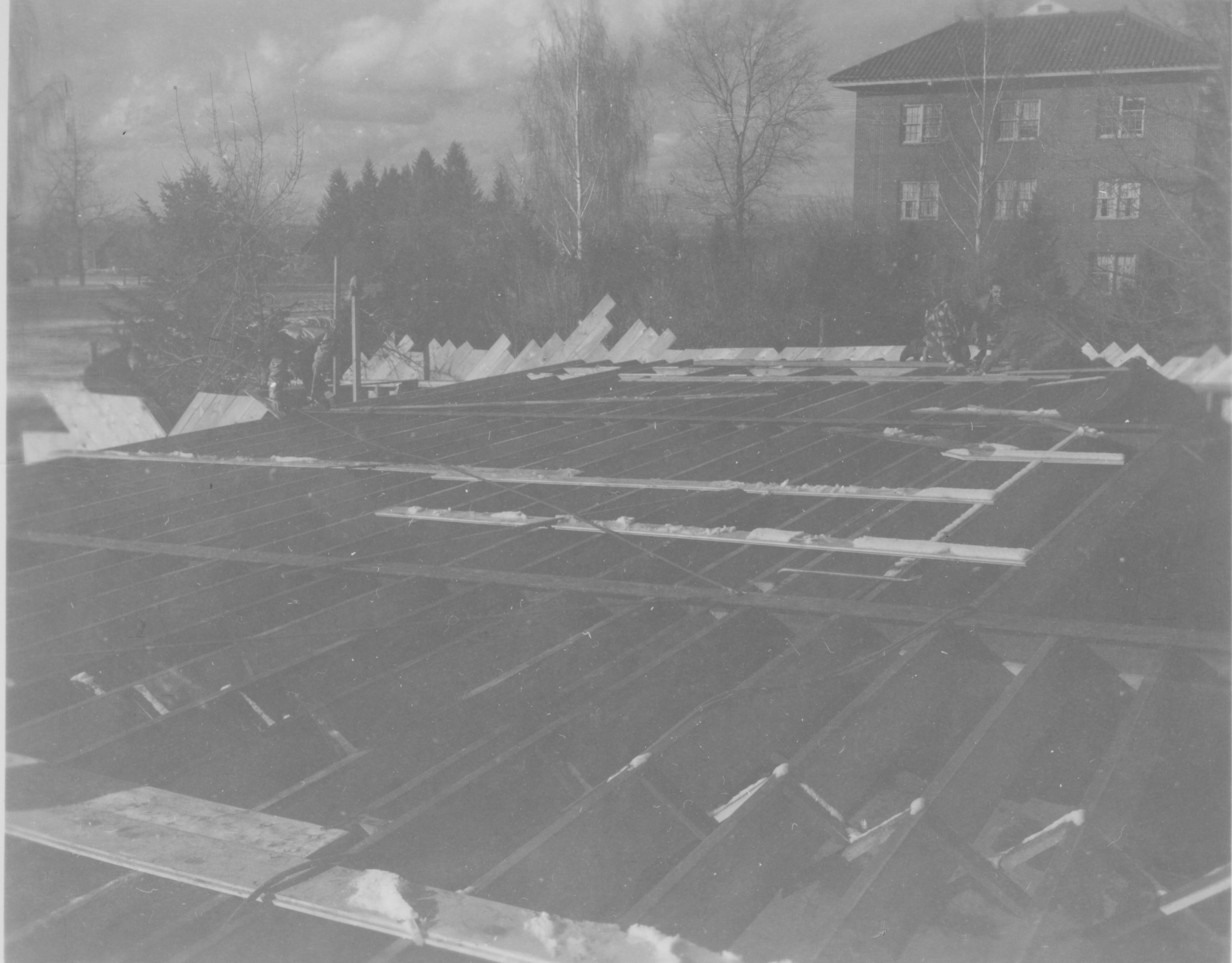 Danforth Chapel under construction