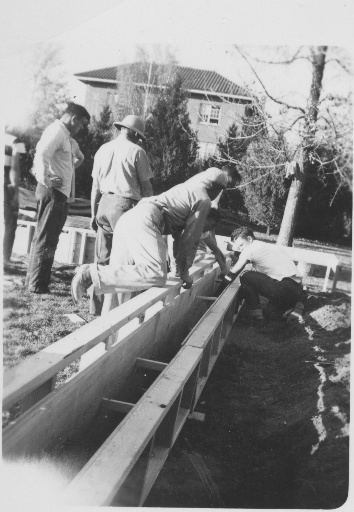 Danforth Chapel under construction