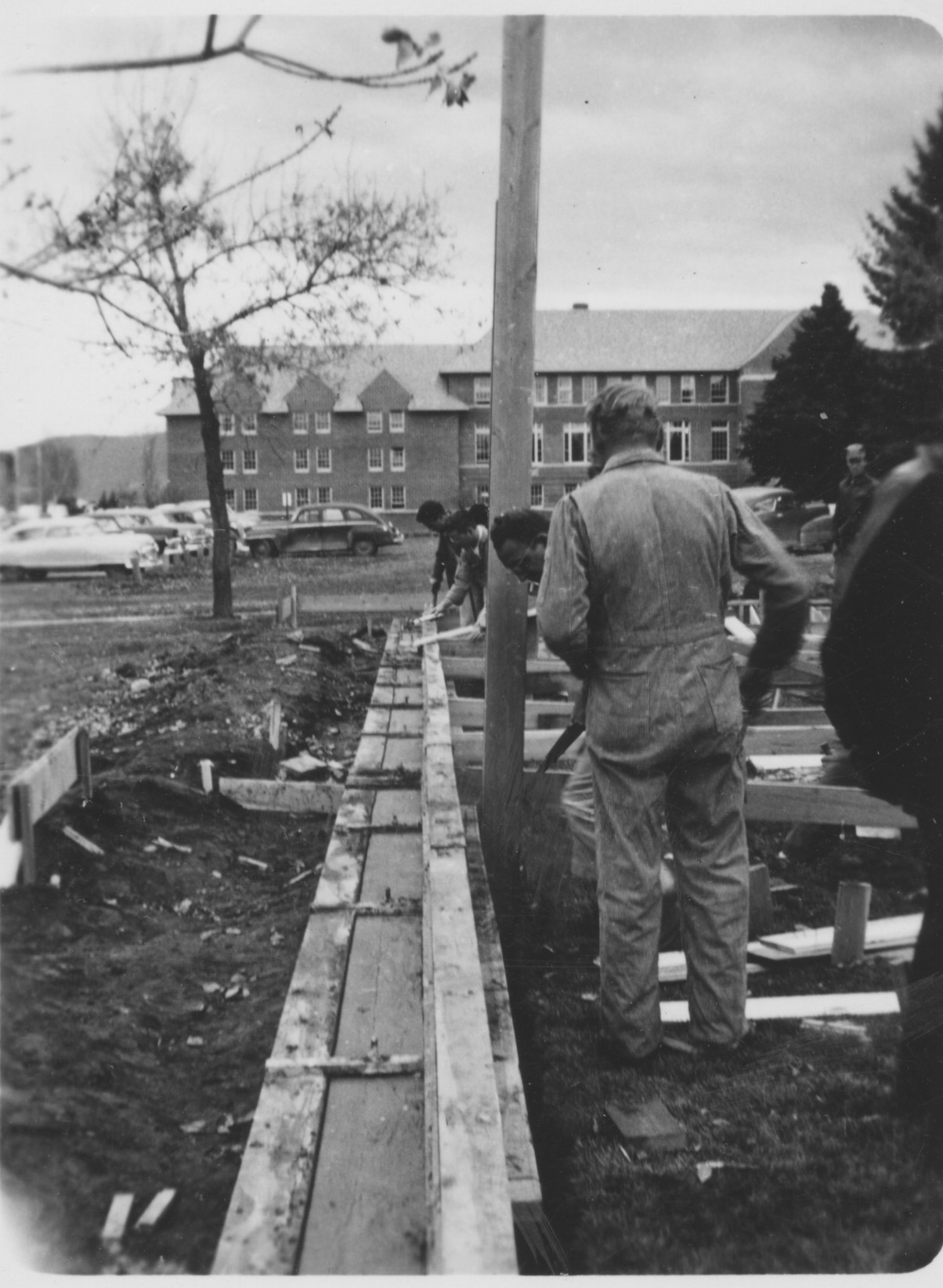 Danforth Chapel under construction
