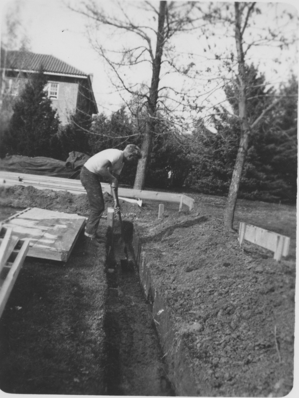 Danforth Chapel under construction