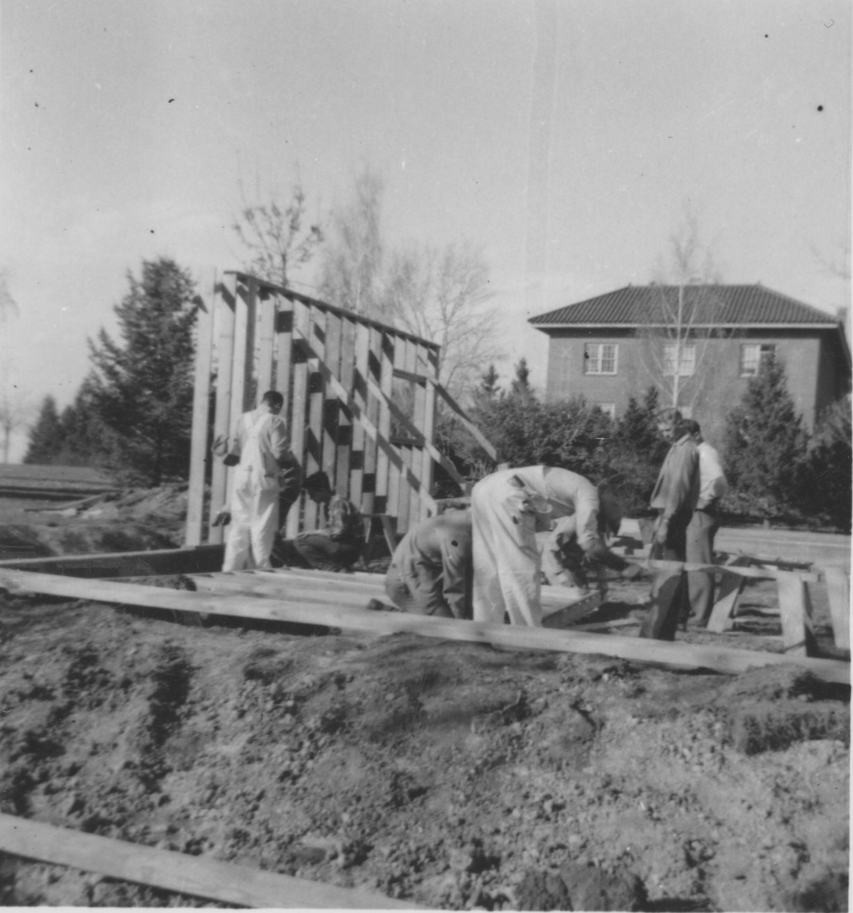 Danforth Chapel under construction