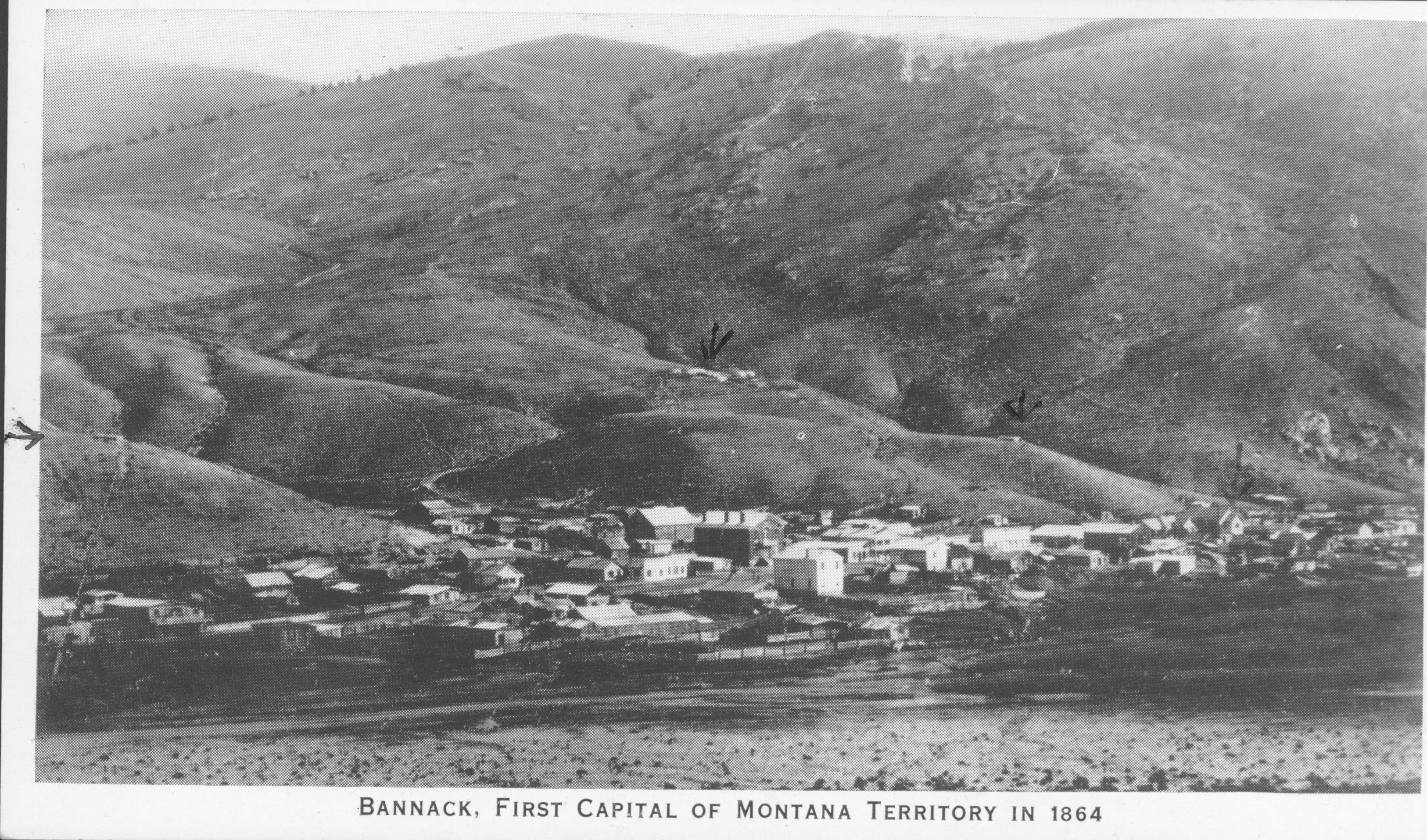 Bannack, First Capitol of Montana Territory, 1864
