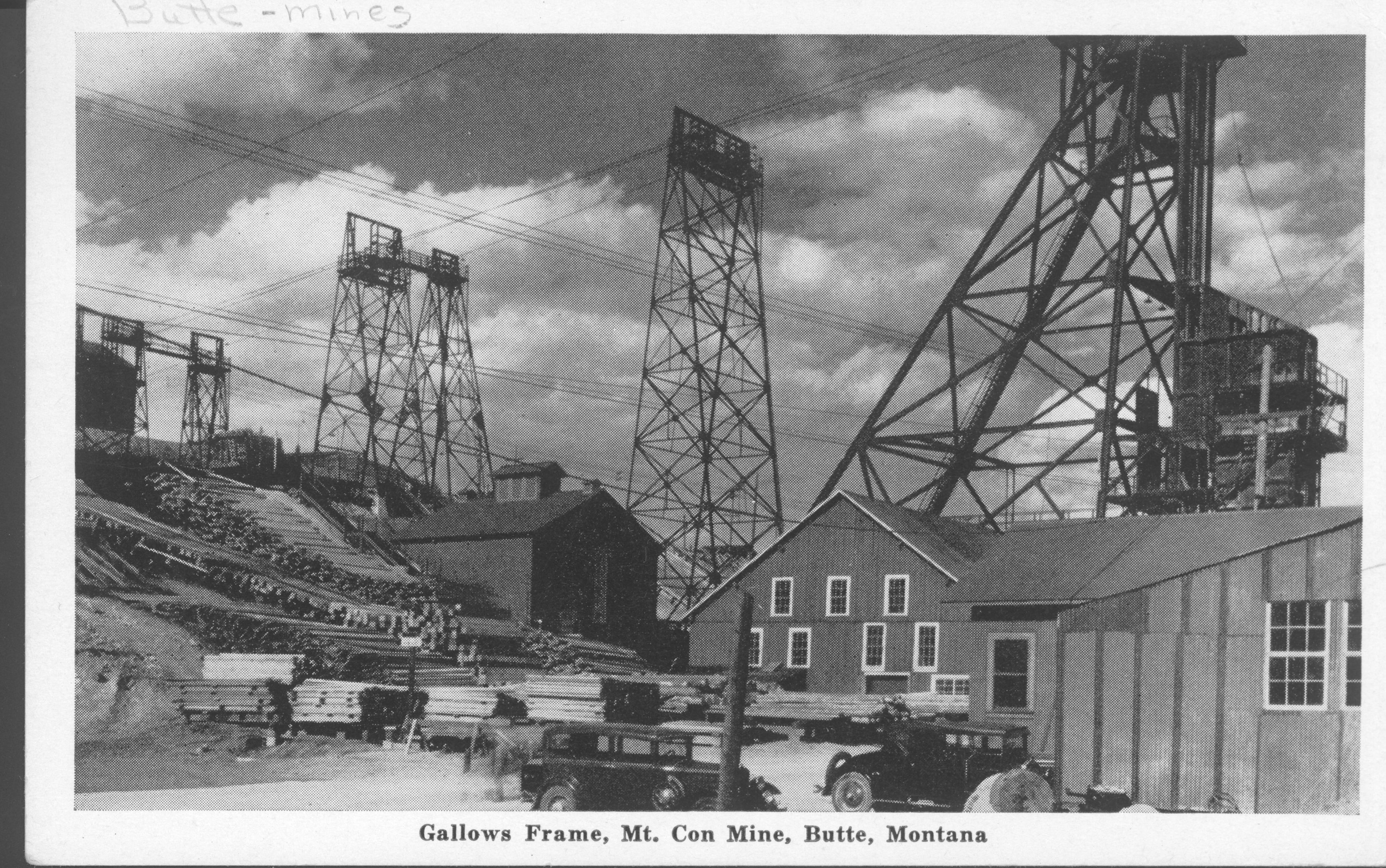 Gallows Frame, Mt. Con Mine, Butte, Montana
