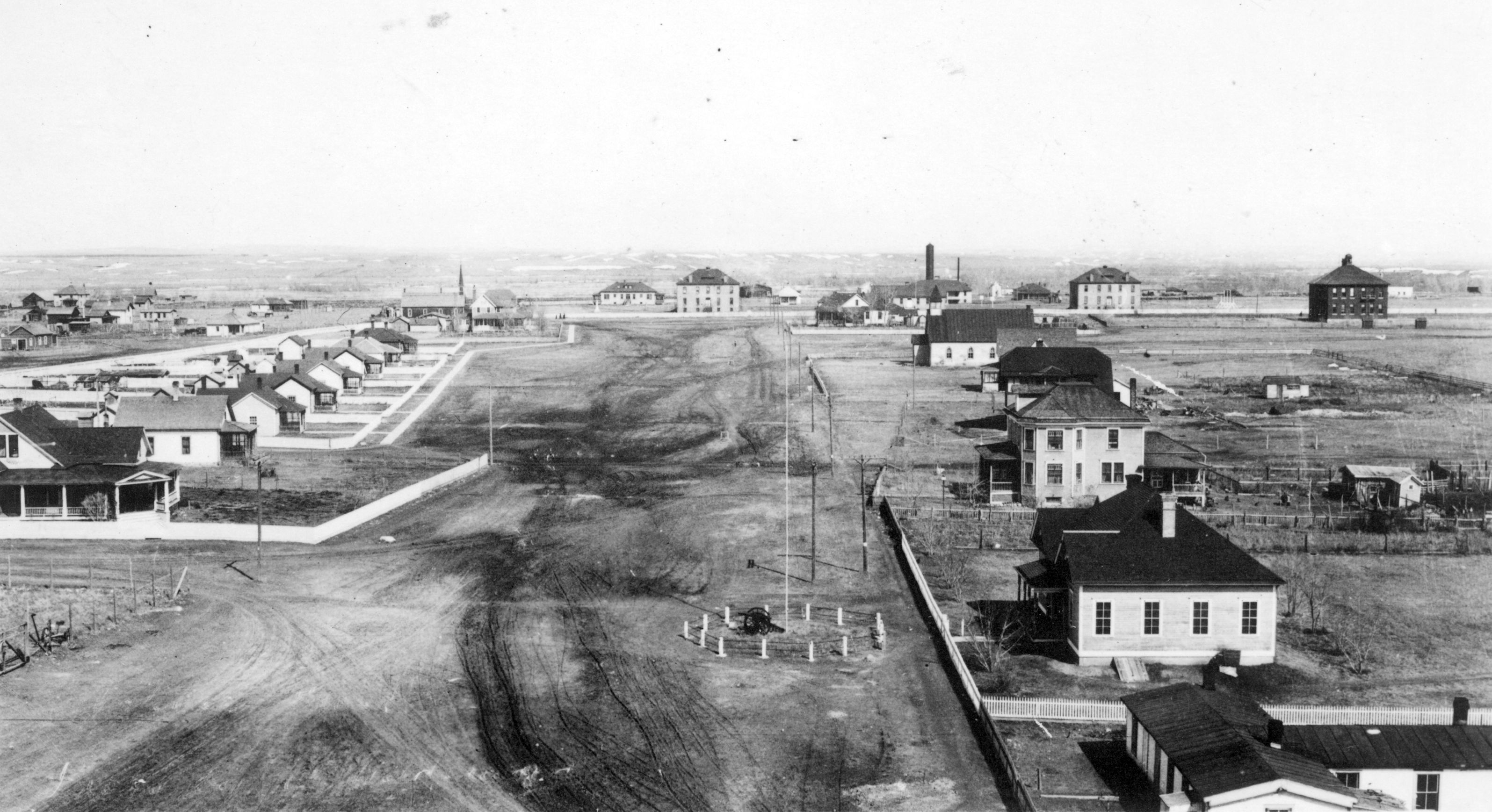 Fort Peck Indian Agency Headquarters, Poplar - Montana