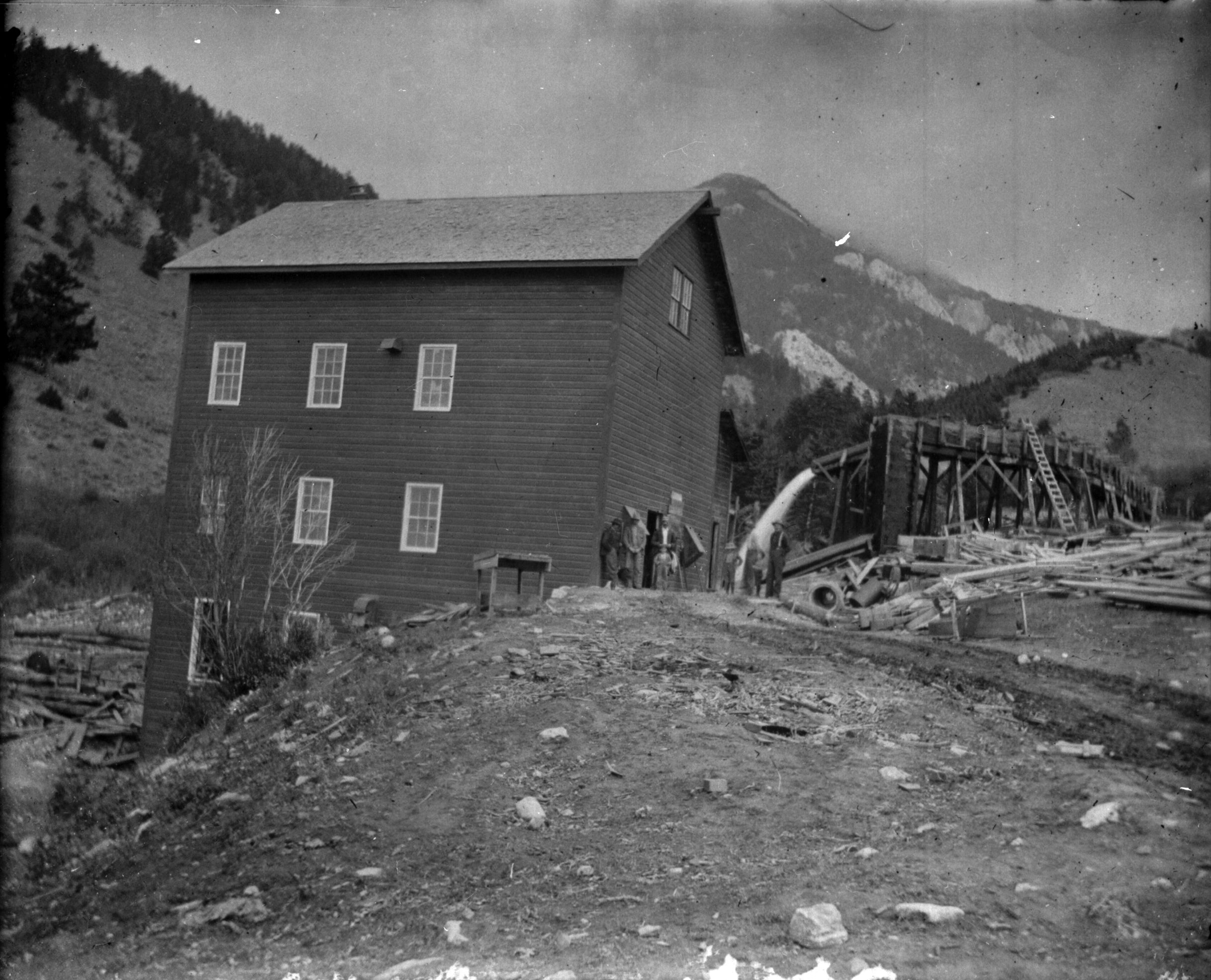 Second Grist Mill at Spring Hill, Gallatin County, Montana