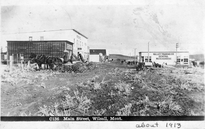 Main Street, Wilsall, Montana
