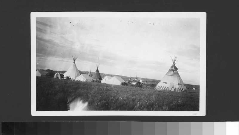 Lodges: Blackfeet Indians: Sun Lodge, 1927