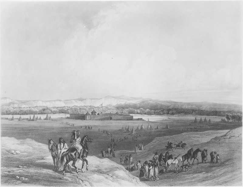 Fort Union: Bodner Sketch - 1833